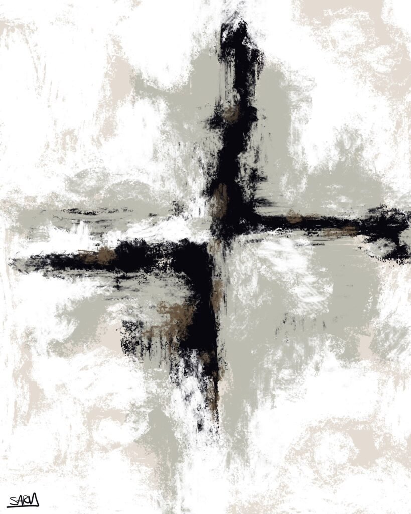 Powerful Crossline Essence Abstract Art